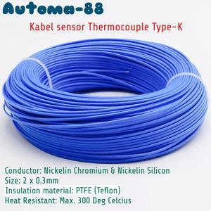 Jual 1 Rol Kabel Sensor 100M Thermocouple Type-K 100 Mtr untuk Wiring ...