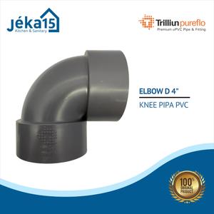 Jual Trilliunpureflo Elbow D 4 inch | Keni Pipa | Knee Pipa PVC 4 inch ...
