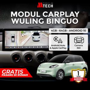 Promo MobileTech CarPlay Android Auto AVM Camera 360 Wuling Binguo EV - AACP Cicil 0% 3x ...