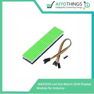 Jual Hijau MAX7219 Led Dot Matrix 32x8 Display Module for Arduino ...