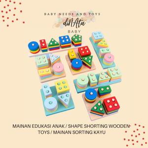 Jual [ DINATA baby ] Mainan Geometri Susun Bentuk / Shapes Sorting ...