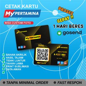 Jual Kartu My PERTAMINA / ID Card My Pertamina Costum Foto Bahan Tebal ...