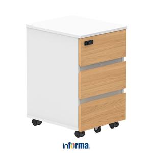 Promo Informa Sieben Laci Kantor 3 Tingkat - Cokelat Laci Kabinet ...