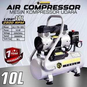 Jual Kompresor Udara Angin Tanpa Oli Air Compressor 10L 30L 50L 70L ...