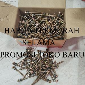 Jual gf baut roofing baja ringan 12×60 isi 300 pcs baut roofing baja ...