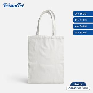 Jual KRISNATEX Tote Bag Blacu Polos - Tas Belanja Goodie Shopping ...
