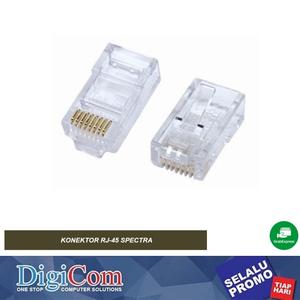 Jual KONEKTOR RJ-45 SPECTRA - Kota Sukabumi - Digicom Sukabumi | Tokopedia
