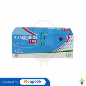 Jual GLIMEPIRIDE HEXPHARM 3 MG BOX 100 TABLET - Kota Surabaya - Apotek ...