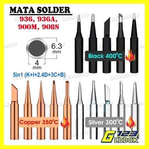 Jual Mata Kepala Solder Station Tool 936 936A 900M 908S Ujung Iron Tip ...