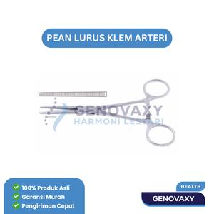 Jual Gunting Pean Lurus | Klem Arteri Forcep One Med - 12,5cm - Kota ...