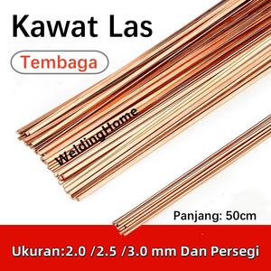 Jual Kawat Welding Las Tembaga Bulat Dan Persegi 50cm 2.0mm 2.5mm 3.0mm ...