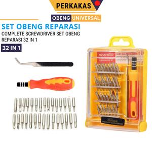 Promo [TERMAHAL]M-Tech Obeng Set Obeng HP, Obeng Laptop Reparasi 32 in ...
