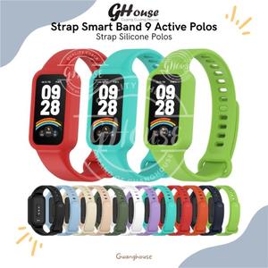 Jual Strap Smart Band 9 Active Silicone Polos Tali Pengganti Xiaomi Smart Band 9 Active Strap ...