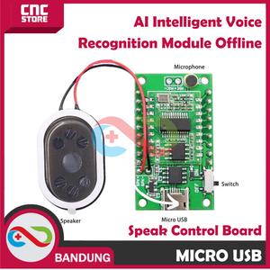 Jual Modul Pengenalan Suara Cerdas AI Modul Kontrol Suara Offline Modul ...