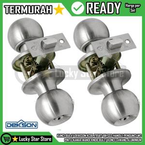 Jual Kunci Bulat Dekkson Kcbl T9587 Bk Sss Handle Pengunci Pintu Kamar ...