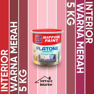 Jual Cat Tembok Interior Nippon Paint Platone Warna Merah 5 KG - Sashay ...