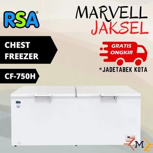 Jual CHEST FREEZER BOX RSA CF-750 / CF 740 LEMARI PEMBEKU 2 PINTU 702 ...