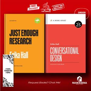 Jual Just Enough Research | Conversational Design by Erika Hall ...