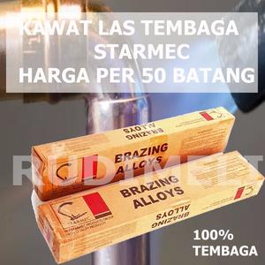 Jual HARGA PER 50 PCS KAWAT LAS TEMBAGA PERAK LAS TEMBAGA HARRIS MERK ...