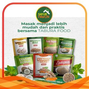 Jual TABURA Aneka Bumbu Rempah Bubuk per Renteng (isi 12 sachet) - Jahe ...