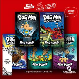 Jual Dog Man ( 1 - 12 book series ) by Dav Pilkey (English Version) - 1 ...