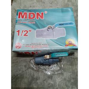 Jual TM17 BALLVALVE PLASTIK PVC NG BESI "MDN" 1/2 INCH / KRAN PIPA / STOP - Kota Surabaya ...