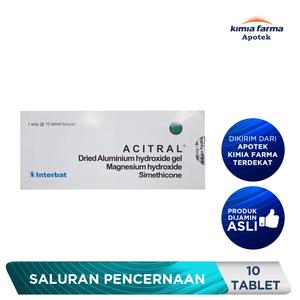 Jual ACITRAL STRIP 10 TABLET / OBAT MAAG / KIMIA FARMA - Kota Jayapura ...
