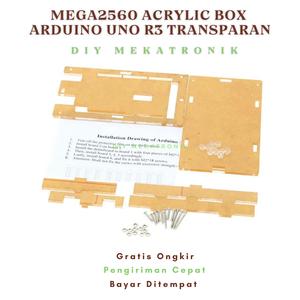 Jual MEGA2560 Acrylic Box Arduino Uno R3 Transparan Casing Kotak - Kota ...
