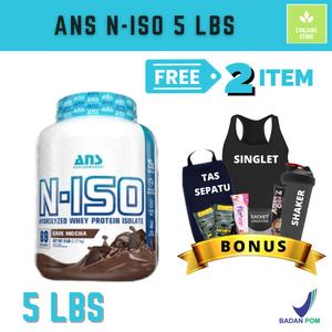 Jual WHEY PROTEIN ANS N ISO 5 lbs isolate N-ISO - Coklat shakerfunnel ...