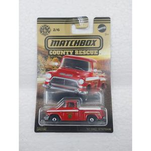 Jual Matchbox MBX County Rescue 57 GMC Stepside Pickup Merah Diecast ...
