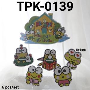 Jual Topper Kertas Keroppi Hiasan Kue Tart Cake Topper Ulang Tahun ...