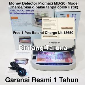 Jual UV LED DETECTOR PROMAXI MD-20 MONEY DETECTOR PROMAXI MD20 UV LED ...