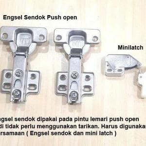 Jual Engsel Lemari Push Open / Set Engsel Sendok dan Minilatch - Kota ...