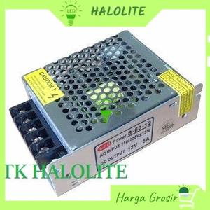 Jual Trafo DC 12 Volt 5A / Trafo LED Strip / Power Supply / Adaptor 12 ...