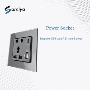 Jual colokan listrik lengkap power socket 2in1 USB charging TYPE A TYPE ...