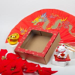 Jual Kardus Box Mika Imlek Sincia Kotak Kemasan Dus Cake Pudding Imlek ...