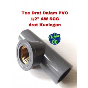 Jual Tee Drat Dalam PVC 1/2” AW SCG drat Kuningan - Kota Batu ...