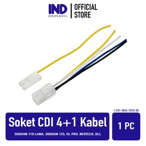 Jual Soket CDI 4 + 1 Kabel GL Pro Neotech Megapro Lama Socket Cop Cable ...