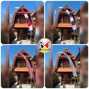 Jual Barang Ready Stock Ya Kak / Umbul Umbul Poleng | Bendera Penjor ...