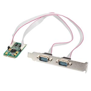 Jual Mini Pcie Ke Rs232 2 Port Db9 Com Setengah Ukuran Mini PCI Express ...