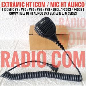 Jual EXTRAMIC HT ICOM V80 V86 V88 ALINCO DJ CRX5 W10 A10 CRX7 EXTRA MIC ...