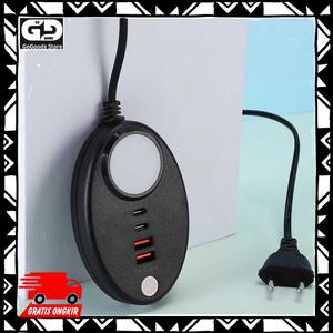 Jual Charger Station Fast Charging 2 Jenis Port USB PD20W with Light ...
