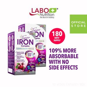 Jual [2 Boxes] LABO Femme Complex + Vitamin C B6 B6 B9 B12 + Beetroot ...