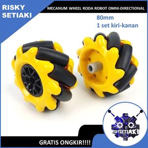 Jual Mecanum Wheel Roda Robot Omni Directional Omni Wheel 80Mm Smart ...