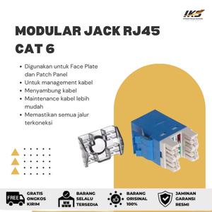 Jual Modular Jack RJ45 Cat 6 - Kota Balikpapan - Maharani Fiber Optik ...