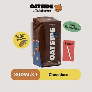 Promo OATSIDE Chocolate Oat Milk 200ml (Kemasan dengan Sedotan) | Susu ...