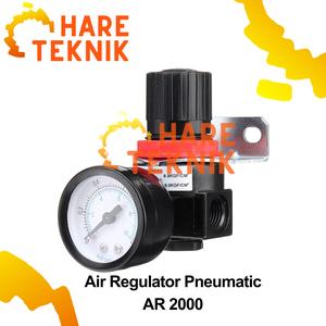 Jual AIR REGULATOR PNEUMATIC 1/4" inch AR 2000 BLACK - Jakarta Barat ...
