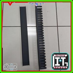 Jual Wiring management 1u Metal / 1 pcs kabel management / Perapi Kabel ...