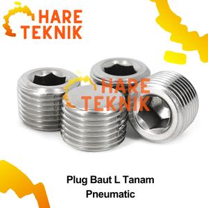 Jual PLUG 1/8" Baut L tanam Ukuran 1/8"(m10) Penutup Drat - Jakarta ...