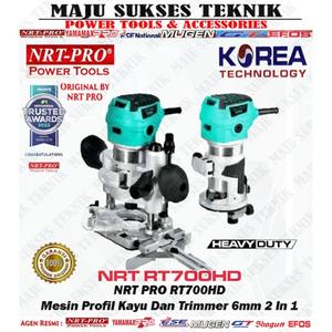 Jual New Nrt-Pro Rt 700 Hd Mesin Profil 6Mm Kayu 2 In 1 Router 6 Mm ...